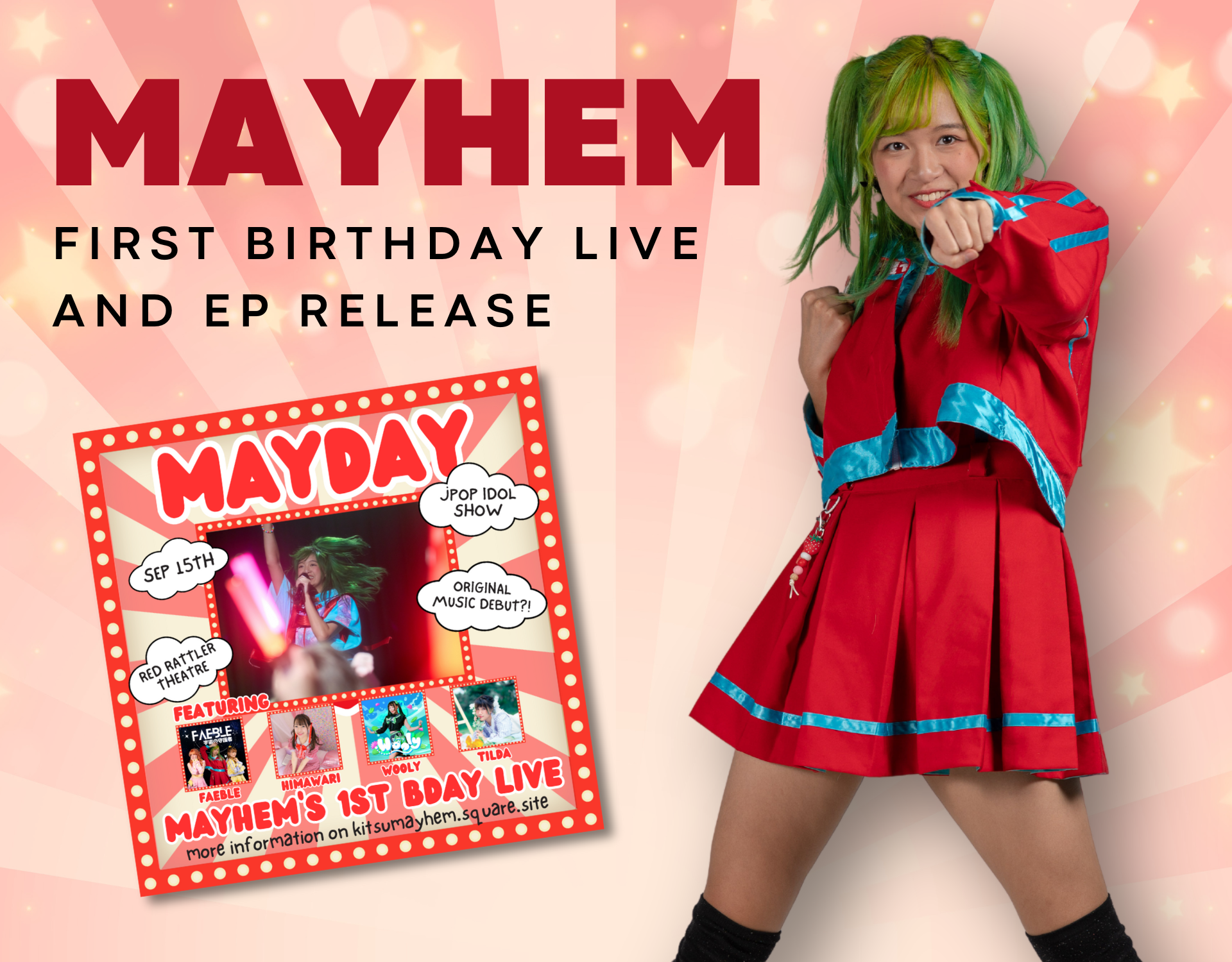 MAYDAY! FAEBLE'S Mayhem to Hold Birthday Live and Release Her First EP ...